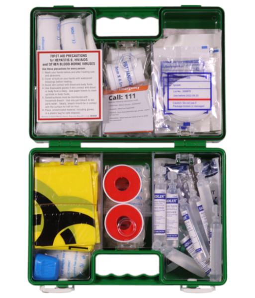 Caution IN2SAFE 1-5 Person First Aid Kit - Plastic Box - Safety ...